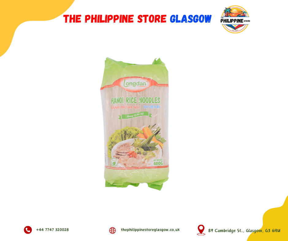 Longdan Hanoi Rice Noodles Roll 400g – The Philippine Store Glasgow