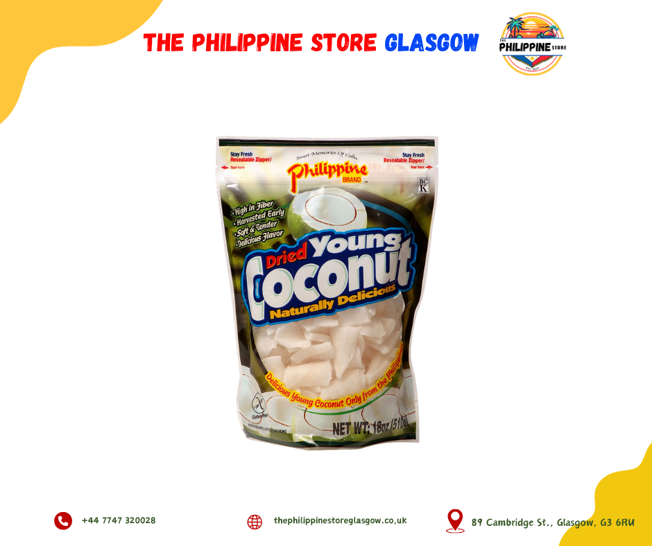 Philippine Brand Dried Young Coconut Chunks 142g – The Philippine Store ...
