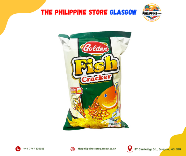 Golden Fish Cracker Salt & Vinegar 100g – The Philippine Store Glasgow