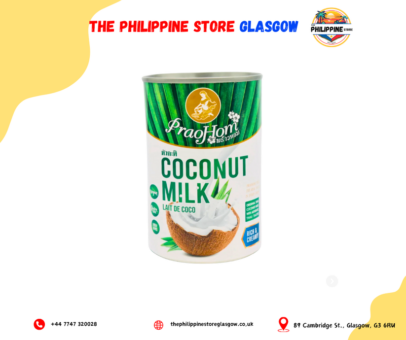 Praohom Coconut Milk 400ml – The Philippine Store Glasgow