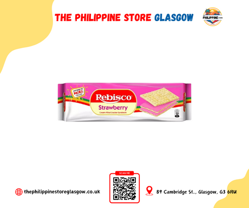 Rebisco Strawberry Filled Crackers (320g) – The Philippine Store Glasgow