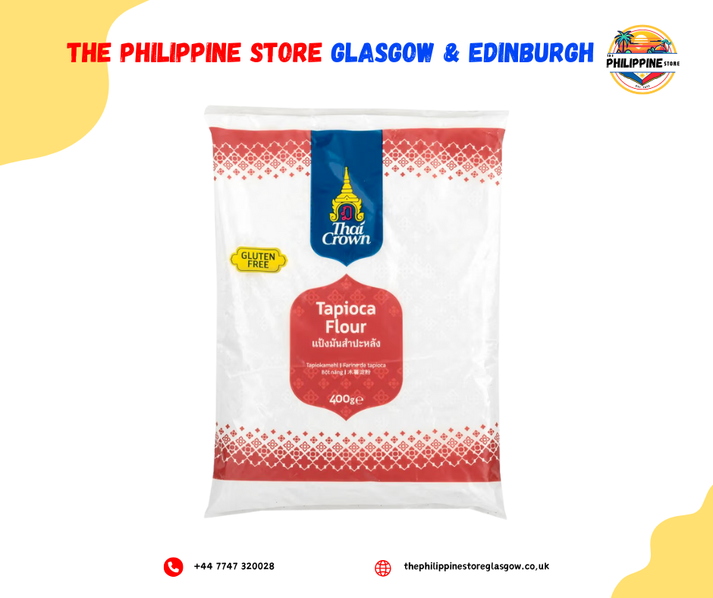 Thai Crown Tapioca Flour 400g – The Philippine Store Glasgow